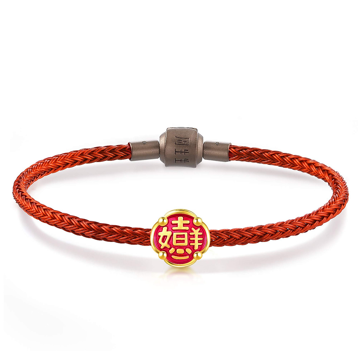 CHOW SANG SANG 999 24K Solid Gold Ruyi Charm Blessing Bracelet for Women 91503C (19)