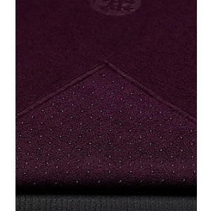 Yogitoes Yoga Hand Towel - Quick Drying Microfiber, Lightweight, Easy for Travel, Use in Hot Yoga, Vinyasa and Power, 16 Inch (40cm), Indulge Purple