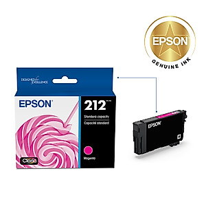 EPSON T212 Claria -Ink Standard Capacity Magenta -Cartridge (T212320-S) for Select Epson Expression and Workforce Printers