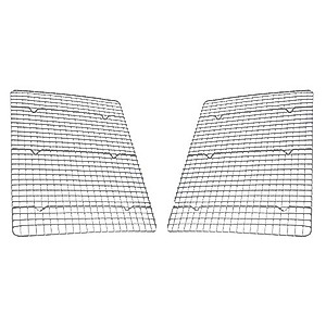 USA Pan Half Sheet Nonstick Roasting and Cooling Rack, Set of 2