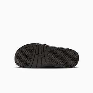 Nike Men's Jordan Hydro 8 Retro Slides, Black/Red/White/Maize, 10