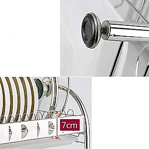 SDGH Stainless Steel Dish Rack - Kitchen Rack Storage Rack Sink Drying Dish Rack