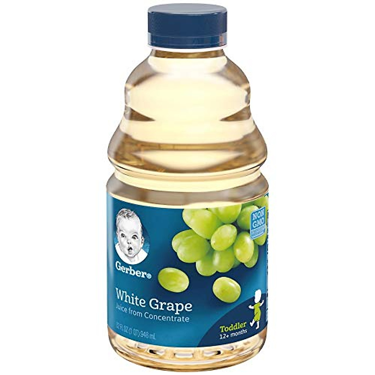 Gerber 100% White Grape Juice, 32-Ounce Bottles (Pack of 6)