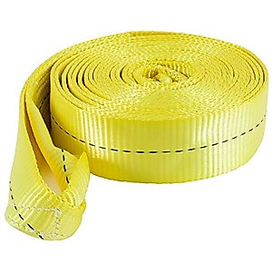 KEEPER 89933 30' x 3" Vehicle Recovery Strap, 15,000 lbs. Max Vehicle Weight