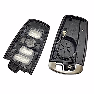 4 Buttons Replacement Key Fob Case Fit for BMW 1 3 5 Series X1 X3 X5 Z4 F10 F20 550I 540I 430 525I Keyless Entry Remote Control Key Fob Cover