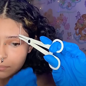 Disposable Piercing Clamps - AIMOM 15PCS Navel Forceps Clamp Plier Tattoo Piercing Clamps for Ear Lip Navel Nose Tongue Perforation Piercing Tools