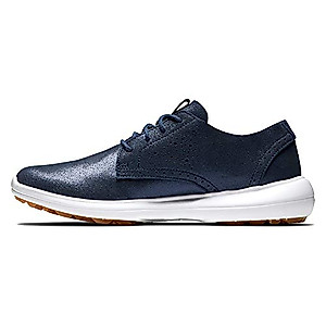 FootJoy Women's Flex LX Previous Season Style Golf Shoe, Blue Sparkle, 6.5