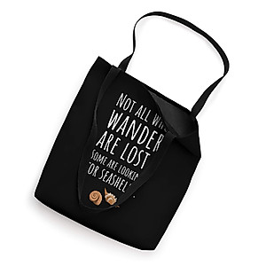 Item For Seashells Collector, Not All Who Wander Are Lost Tote Bag