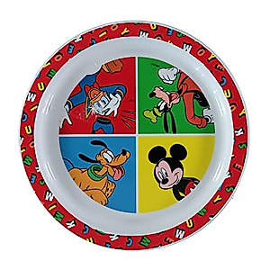 Mickey Mouse 3pc PP Dinner Set in Open Box (Plate, Bowl and Cup)