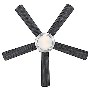 Westinghouse 7305400 Comet LED Ceiling Fan, 52 Inch, Brushed Nickel, Frosted Glass
