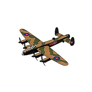Corgi Diecast Flying Aces Avro Lancaster Miniature Scale Display Model Aircraft CS90651,Green & Brown