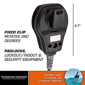 Standard STD-CMP460 Speaker/Mic for Most Standard Handheld VHF Radios