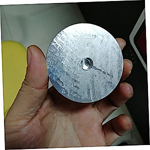 6pcs Solid Aluminum Cake Sublimation Blank Sublimation Badge Reel Blanks Aluminum Circle Disc Round Metal Coffee Table Thick Aluminum Discs Aluminum Alloy Glass Aluminum Sticker