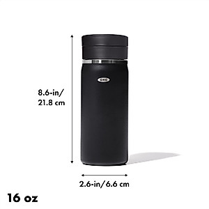 OXO Good Grips 16oz Travel Coffee Mug With Leakproof SimplyClean™ Lid - Onyx