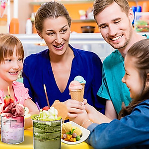 Pint Containers for Ninja Creami Deluxe Pints and Lids，Ice Creami Pints for Ninja Creamy NC500 NC501 Creami Deluxe Pints 4 Pack 24 oz Ice cream Containers Set