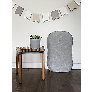 NoomiNest Baby Lounger Cover ONLY | 100% Waffle Cotton (Stone Gray)