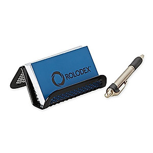 Rolodex Mesh Business Card Holder, Black (22251)