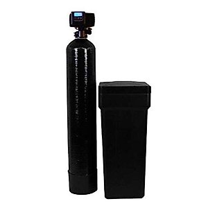 Fleck 80k On Demand Water Softener with Resin Made in USA/Canada 80,000 Grains Black