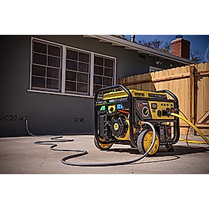 Champion Power Equipment 100416 10,000/8,000-Watt TRI Fuel Portable Natural Gas Generator, NG/LPG Hose Kits and CO Shield