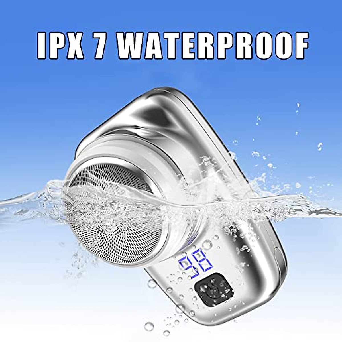 Mini Shaver Portable Electric Shaver,Electric Razor for Men,Mini-Shave Pocket Portable Shavers,USB Rechargeable Waterproof Shaver Wet and Dry Use Suitable for Home,Car,Travel Gift for Father Husband