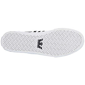 Supra Stacks Mid Black/White Stripe Men's 7, Women's 8.5