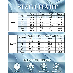 Ekouaer Satin Pajamas Women's Short Sleeve Sleepwear V-Neck Nightgown Two-piece Loungewear Button-up Pj Set Navy Blue