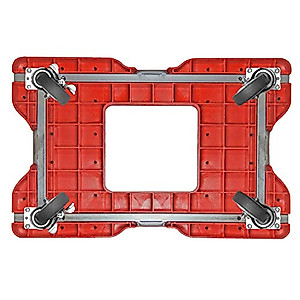 SNAP-LOC 1200 LB Professional E-Track Dolly RED