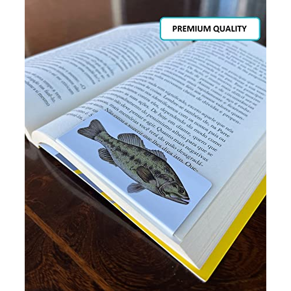 Magnetic Bookmarks - Largemouth Bass - Magnet Page Clips Set of 3 - Fish Lovers Gifts - Book Markers - Gift for Fisherman - Unique Fishing Gift