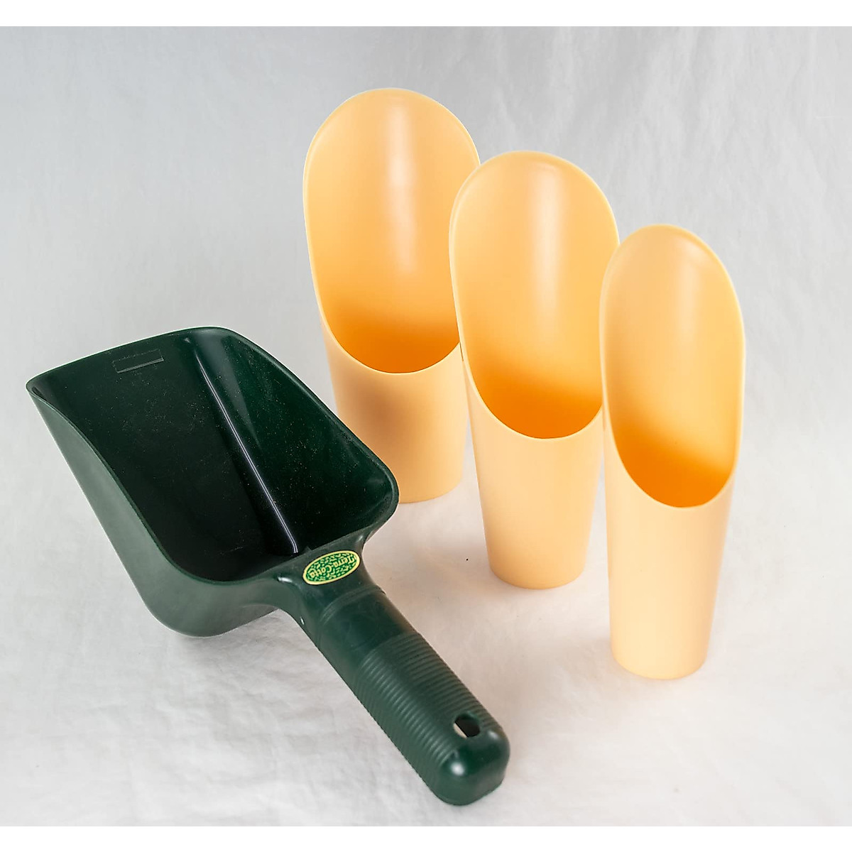 4 Japanese Plastic Bonsai Soil Scoops - Bonsai Tree Re Potting and Mixing Tool