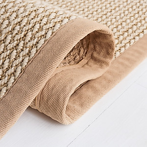 SAFAVIEH Natural Fiber Collection Area Rug - 8' x 10', Beige, Sisal Design, Easy Care, Ideal for High Traffic Areas in Living Room, Bedroom (NF475B)