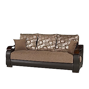 Sweet Home Stores Sofa Bed, Sofabed, Brown
