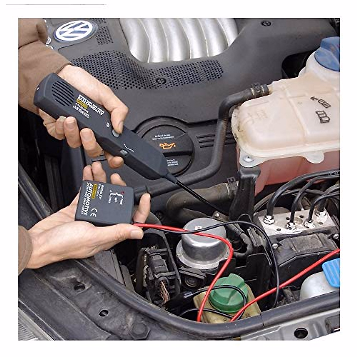 ALLOSUN Automotive Cable Wire Tracker Car Tracer Finder Test Short & Open DC 6~42 Volts, Black (EM415PRO)