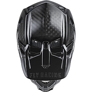 Fly Racing WERX-R Adult Carbon Cycling Helmet (Black, Medium)