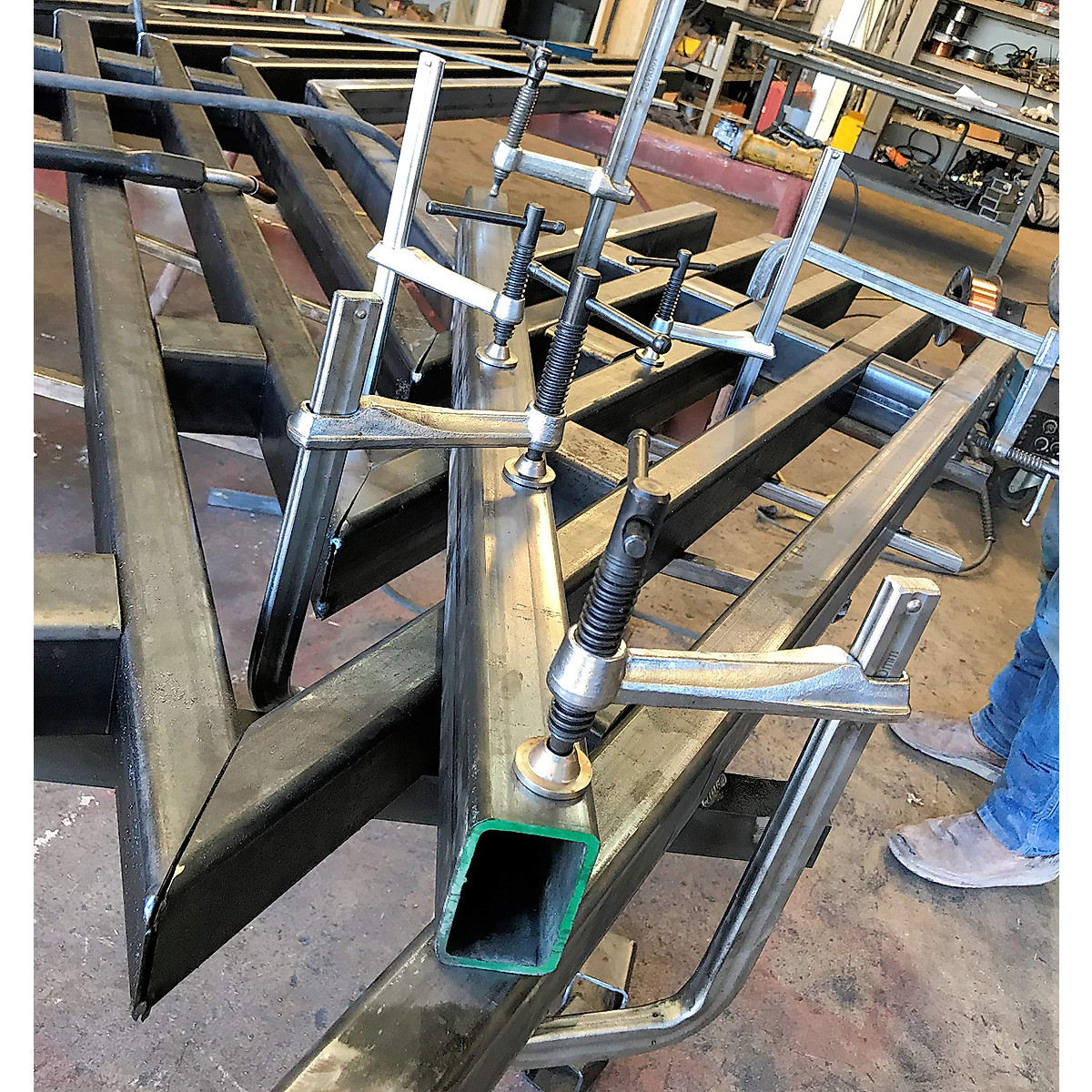 AMAZONS BEST (BESSEY STYLE) F BAR CLAMP FOR MIG AND TIG WELDERS CARPENTERS MECHANIC AUTO BODY REPAIR