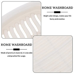 Cabilock Household Washing Board Shovel Non- Slip Washboard Washboard wash Board Washboard for Laundry Plastic Hand Washing Shirt Folding Board Shirt Folding Board Thickening Washboard
