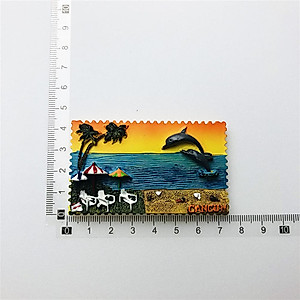 Cancun Mexico Refrigerator Magnet Travel Souvenir Fridge Decoration 3D Magnetic Sticker Hand Painted Craft Collection