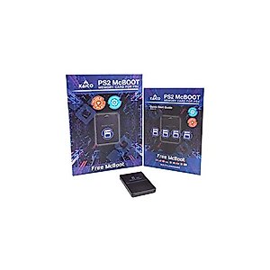 Kaico Free Mcboot 8MB PS2 Memory Card Running FMCB PS2 Mcboot 1.966 for Sony Playstation 2 - FMCB Free Mcboot Your PS2 - Plug and Play - Playstation 2 CFW McBoot 1.966