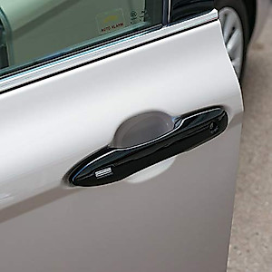 CKE Glossy Black for Toyota Camry 2023 2022 2021 2020 2019 2018 for Toyota Corolla Avalon 2023 2022 2021 2020 2019 Accessories Exterior Door Handle Cover Trims with 2 Smart Entry Holes