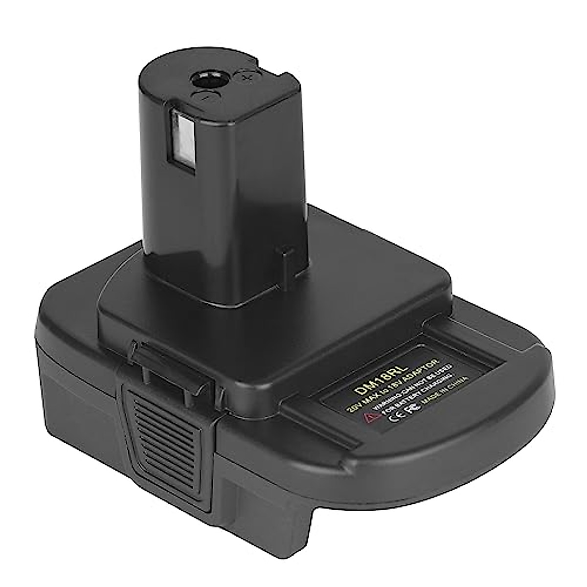 DM18RL Battery Adapter Compatible for Dewalt 20V & Milwaukee18V Lithium Battery Convert to Ryobi 18V P108 ABP1801 Battery, with USB Port