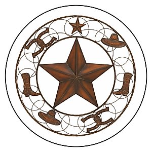 48 pcs Cowboy Western Star.​​​​ Stickers Envelope Seals Labels Round Tags, Stamps Sticker for Gift Cards, Envelopes, Boxes for Holiday, Birthday, Christmas