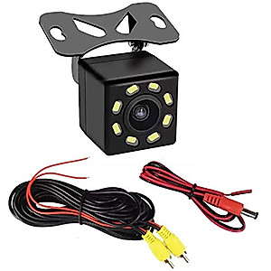 DUTTY Car Rear View Camera Universal 8 LED Night Vision Backup Parking Reverse Camera Waterproof 170 Wide Angle HD Color Image