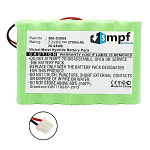 MPF Products 3700mAh 300-03866, LCP500-4B Battery Replacement Compatible with Honeywell Lynx 5100, Lynx 5200, Lynx 5210, Lynx Touch 7000 Security Alarm Systems