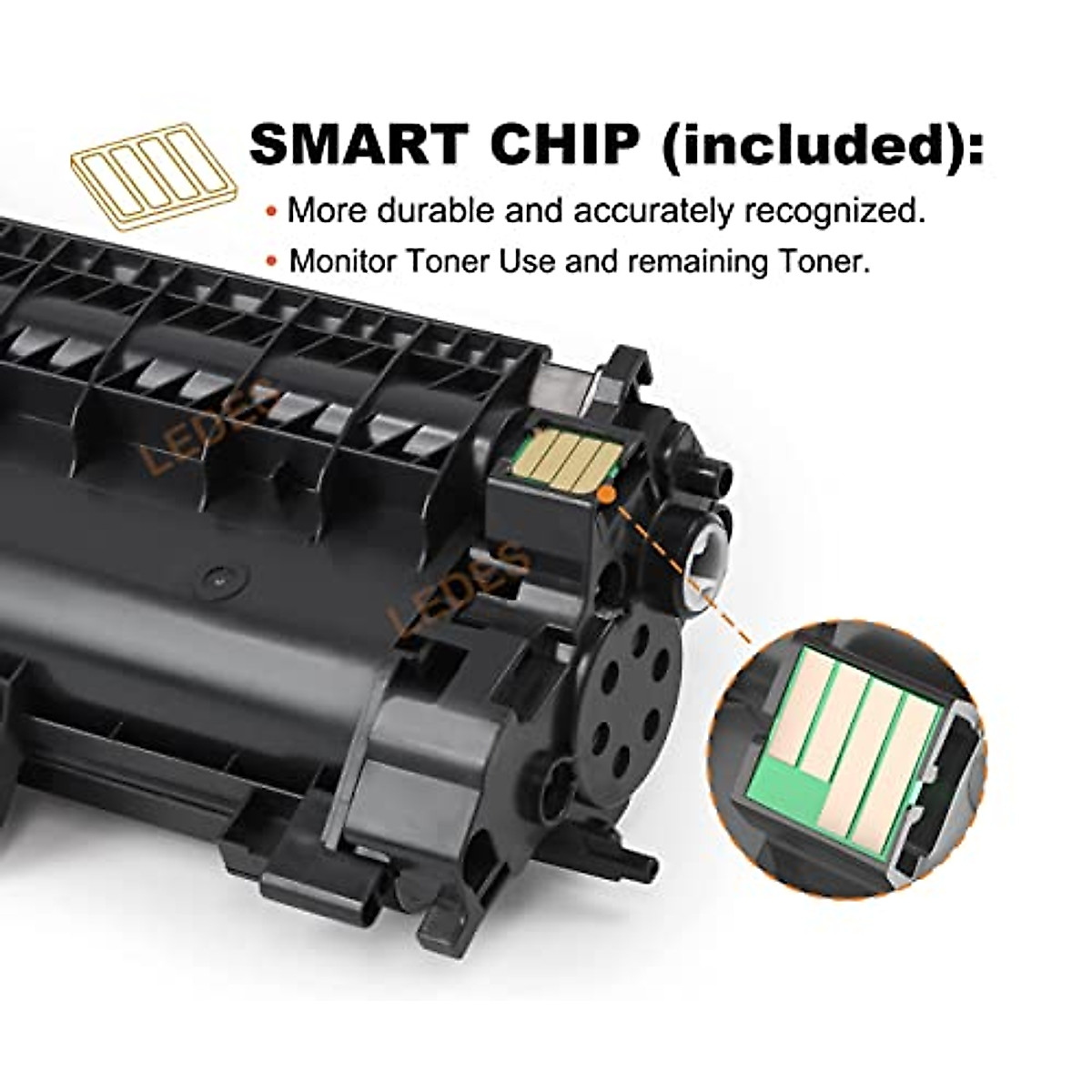 2 Pack TN760 TN730 High Yield Toner Cartridge Replacement with Smart Chip for Brother Compatible with MFC-2710DW HL-L2395DW DCP-L2550DW HL-L2370DW HL-L2690DW HL-L2390DW MFC-L2750DW,Black