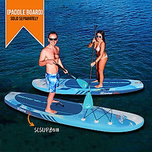 SereneLife Stand Up Paddle-Board Adjustable Paddle - Adjustable Water Paddle Oar for SLSUPB518 Rising Flow Inflatable SUP Stand Up Water Paddle-Board - SereneLife PRTSLSUPB518PDL