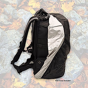 Ape Case, ACPRO4000, Backpack with wheels, Laptop compartment, Padded, Rain cover included, Adjustable straps, Camera backpack, Black (ACPRO4000),Large With Rollers