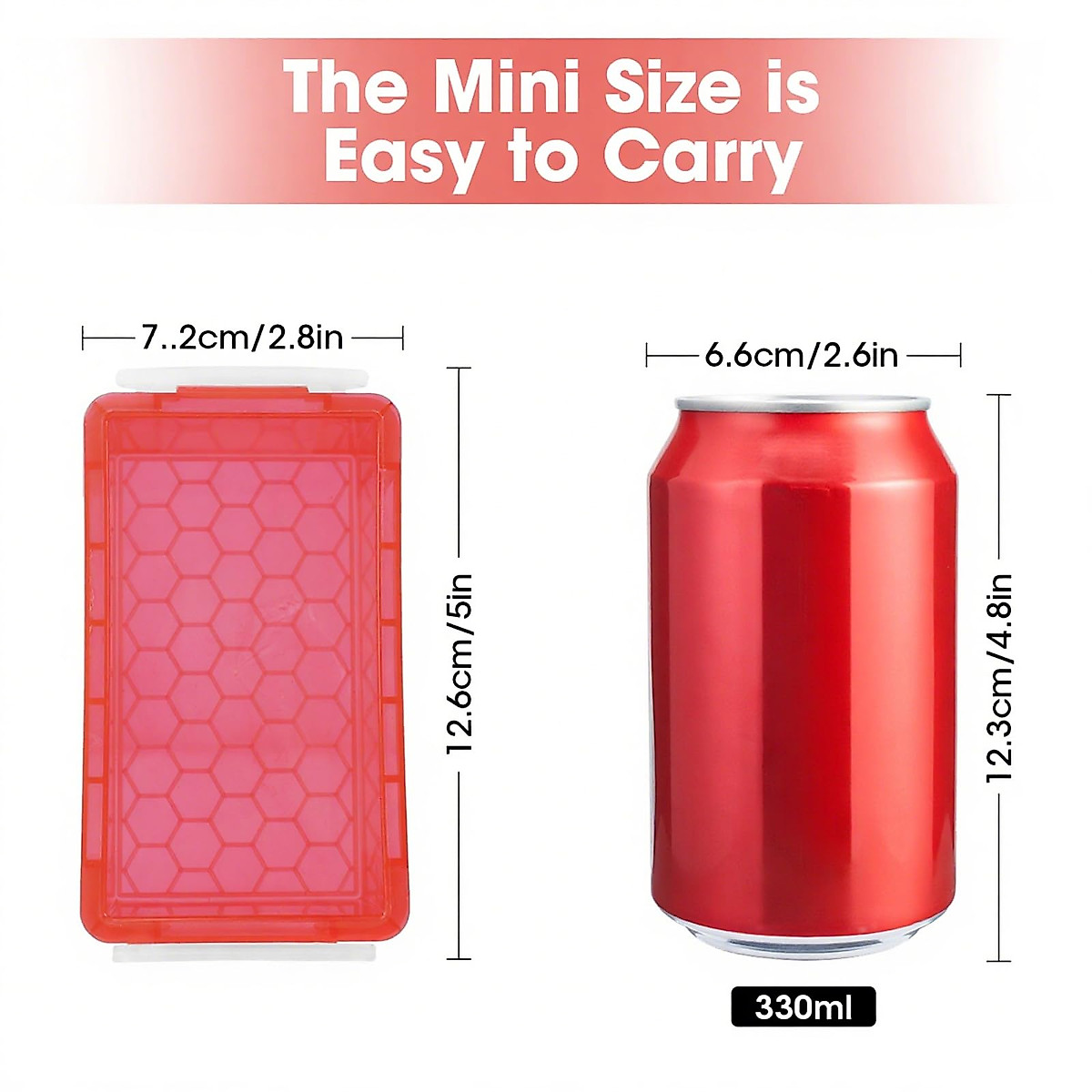 testyu Small Plastic Box, 4.3" X 2.3" X 1.5" Stackable Mini Plastic Storage Box with Lid, Clear Plastic Organizer Container for Jewelry Beads Small Crafts Items Accessories - 6 Pack