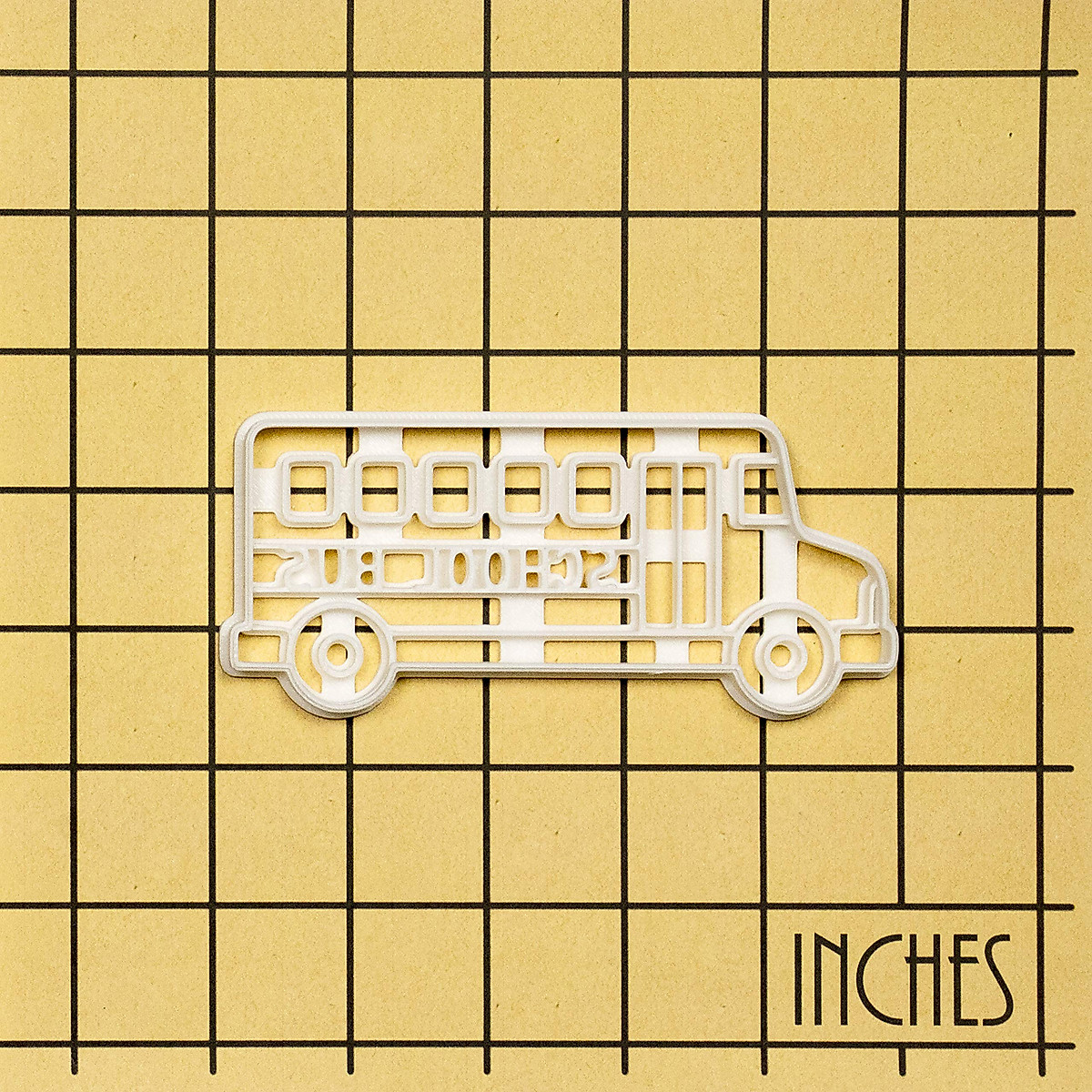 School Bus cookie cutter, 1 piece - Bakerlogy