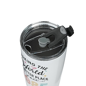 40Th Birthday 20 Oz Tumbler For Women, 40 And Fabulous Cup, 1985 Birthday Decorations - Forty Years Old Gifts For Lady, Mom, Aunt, Grandma, Wife, Sister - Funny 40-Year-Old Gift & Birthday Decoration