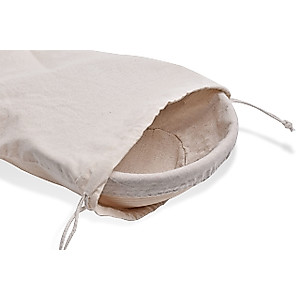 Gailfield 9 inch Bread Proofing Basket Kit for Baking Sourdough Banneton or Brotform Artisan Breads in a Round Rattan Rising Bowl with a Linen Cloth Liner Dough Scraper and Lame Scorer