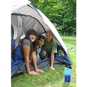 SENDESTAR Stainless Steel Wide Mouth Water Bottle 18oz Double Wall Vacuum Insulated Leak Proof Bottle with New Flex Straw Lid & Spout Lid